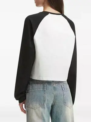 CHOCOOLATE Raglan-sleeve Cropped T-shirt
