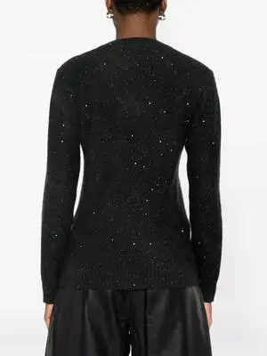 Fabiana Filippi Sequin-embellished V-neck Sweater