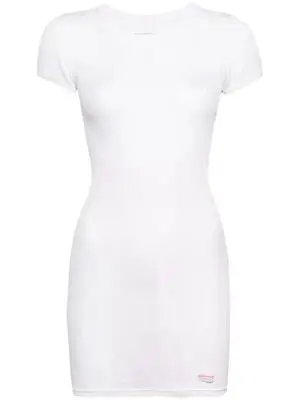 White Short Sleeve Dresses