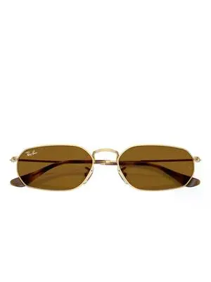 Ray-ban Oval Frame Tinted Sunglasses