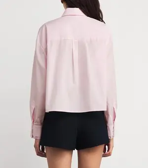 Maje Cotton Pussybow Shirt