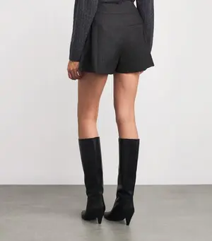 Claudie Pierlot Wide Pleated Shorts