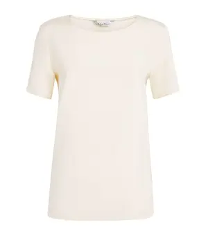 Max Mara Stretch-silk T-shirt
