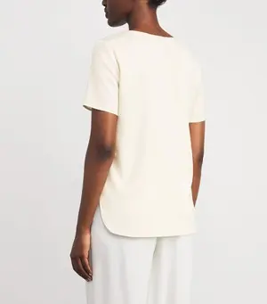 Max Mara Stretch-silk T-shirt