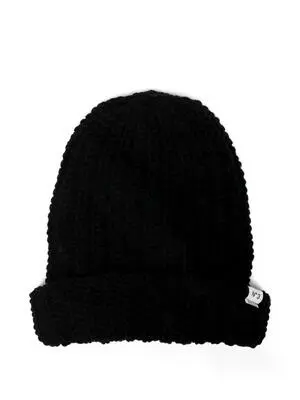 Mihara Yasuhiro Cable-knit Beanie - Black
