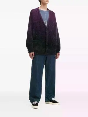 FIVE CM Ombré V-neck Cardigan
