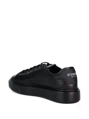 Iceberg Perforated Leather Sneakers
