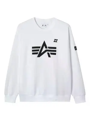 Izzue Logo-patch Crew-neck Sweatshirt