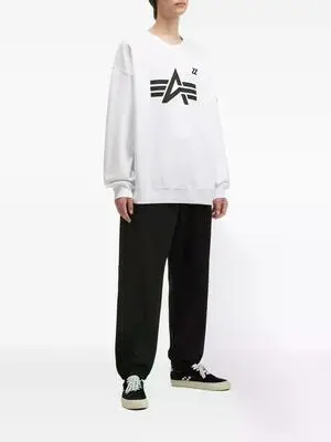 Izzue Logo-patch Crew-neck Sweatshirt
