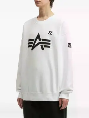 Izzue Logo-patch Crew-neck Sweatshirt