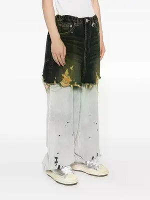 Mihara Yasuhiro Distressed Trouser Skirt