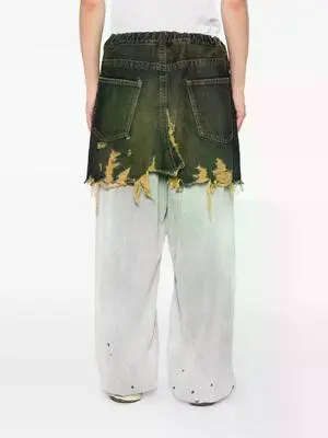 Mihara Yasuhiro Distressed Trouser Skirt