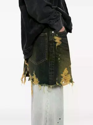 Mihara Yasuhiro Distressed Trouser Skirt