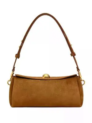 AMI Paris Carrousel Suede Bag - Brown
