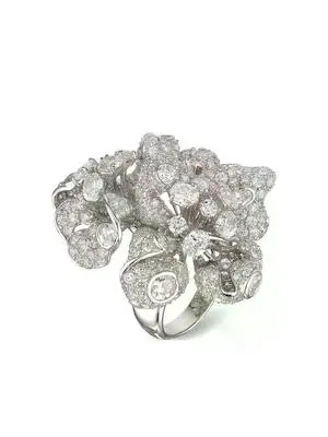 ANABELA CHAN Bloomingdale Diamond Ring - Silver