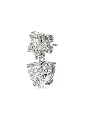 ANABELA CHAN Cupid Heart Diamond Earrings