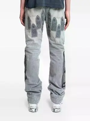 WHO DECIDES WAR BY EV BRAVADO Arch Embroidered Jeans