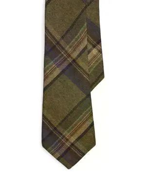 Ralph Lauren Plaid-check Neck Tie - Green