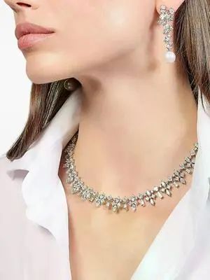 ANABELA CHAN Pearl Vine Diamond Earrings