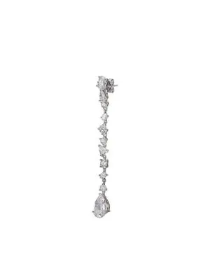 ANABELA CHAN 14k White Gold Celestial Dust Diamond Drop Earrings
