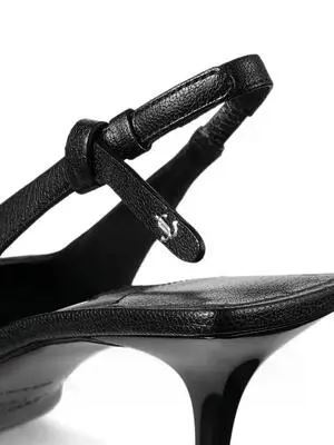JIMMY CHOO 60mm Camie Slingback Pumps - Black