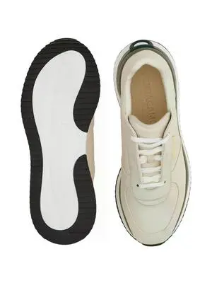 FERRAGAMO Calfskin Leather Low Top Sneakers - White