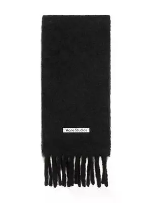 Acne Studios Fringed Scarf - Black