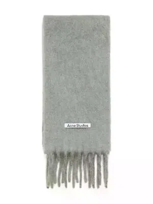 Acne Studios Fringed Scarf - Grey