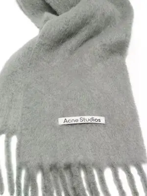 Acne Studios Fringed Scarf - Grey