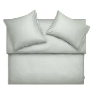 SCHLOSSBERG Erin Sateen Duvet Cover, King - Vert/medium Green