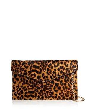 AQUA Envelope Clutch With Chain Strap