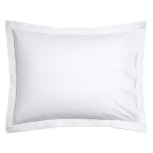 MATOUK Brando Embroidered Percale Sham, King Exclusive - Dune