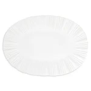 VIETRI Bari Oval Platter - White