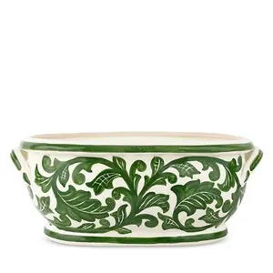VIETRI Verde Garden Oval Planter - Green