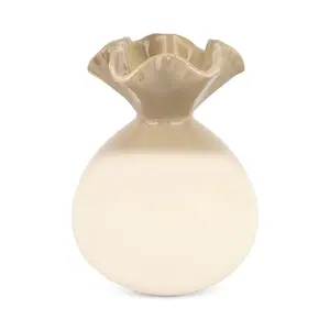 VIETRI Casa Gray Bud Vase - Natural