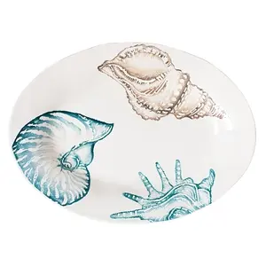 VIETRI Lido Medium Oval Platter - White