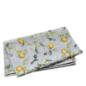 VIETRI Tavola Lemons With Flowers Runner - Blue