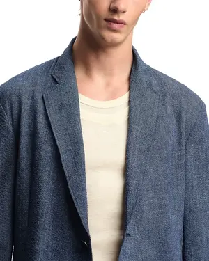 Emporio Armani Seersucker Blazer