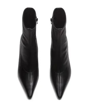 Rag & Bone Mercer Leather Sock Boots - Black