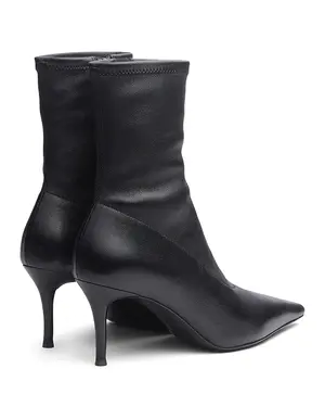 Rag & Bone Mercer Leather Sock Boots - Black