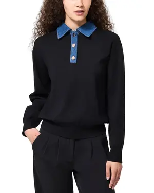French Connection Contrast Collar Sweater