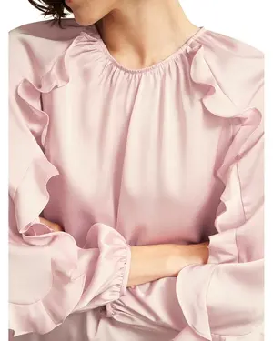HOBBS LONDON Babbington Ruffled Top