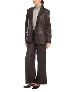 Fifteen Twenty Regan Faux Leather Blazer