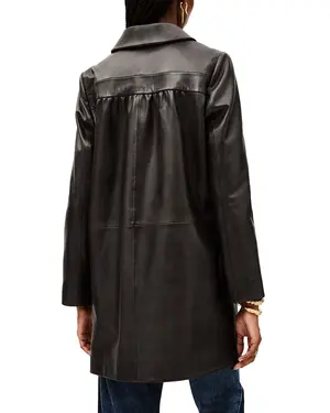Ba&sh Madie Leather Coat