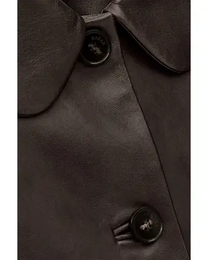 Ba&sh Madie Leather Coat