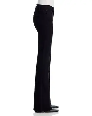 FRAME The Icon High Rise Flare Leg Jeans - Black