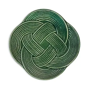 JULISKA Le Panier Mystic Knot Dessert/salad Plate - Basil