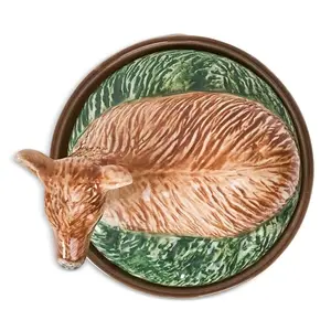 JULISKA Forest Walk Deer Bowl With Lid