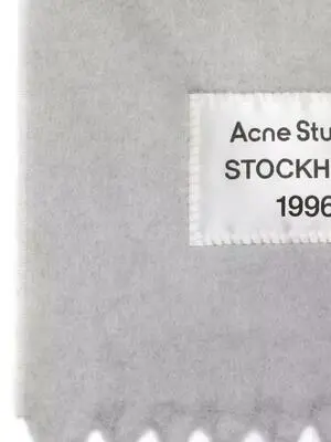 Acne Studios Fringed Scarf - Grey