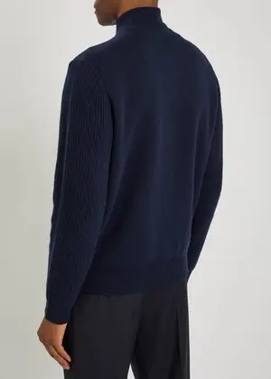 LARDINI Wool-blend Cardigan